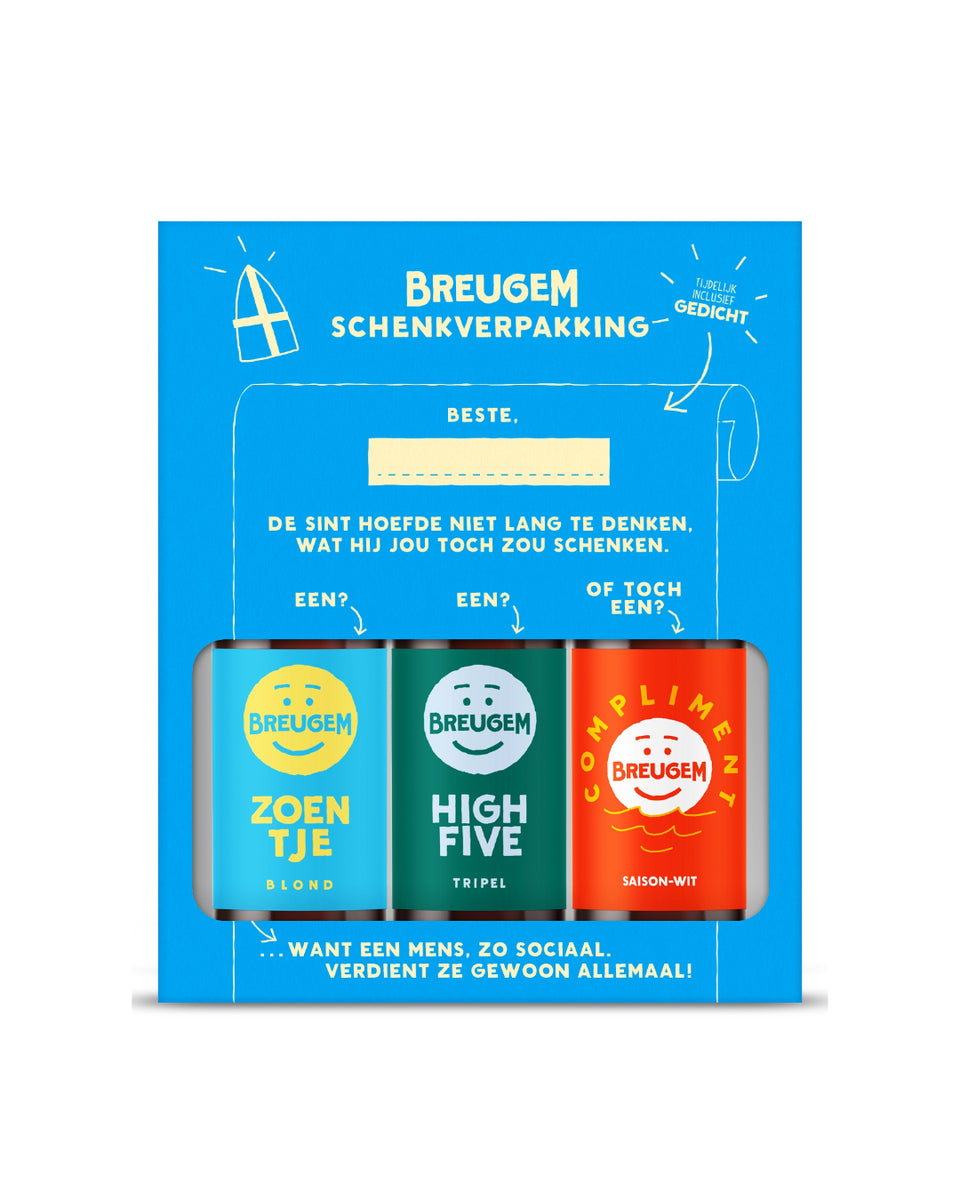 Sinterklaas Schenkverpakking (3-pack) – Breugem Bier